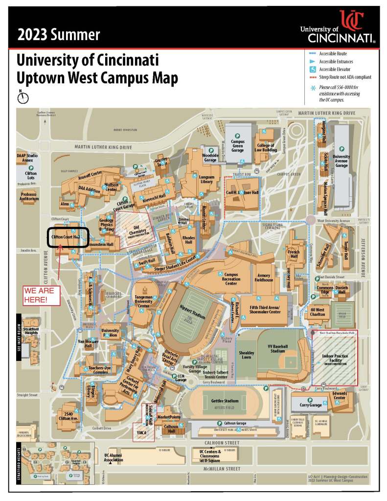 Campus Map – CCRALL – University of Cincinnati